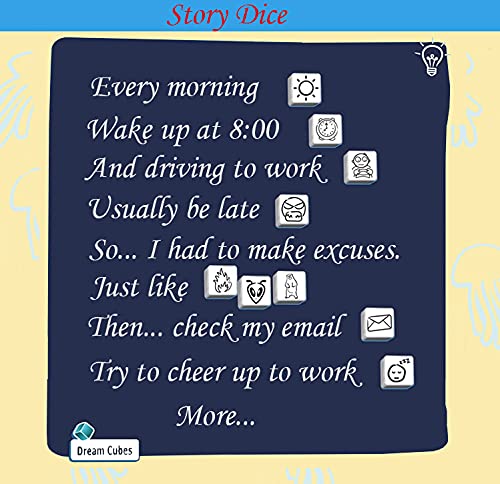 Happy Story 18 Cubes Bundle Sets Roll Cubes A Happy Trip and Challenge of Words and Stories 108 Images Unlimited Stories Combination Story Dice Game Set Imaginative Play for Kids