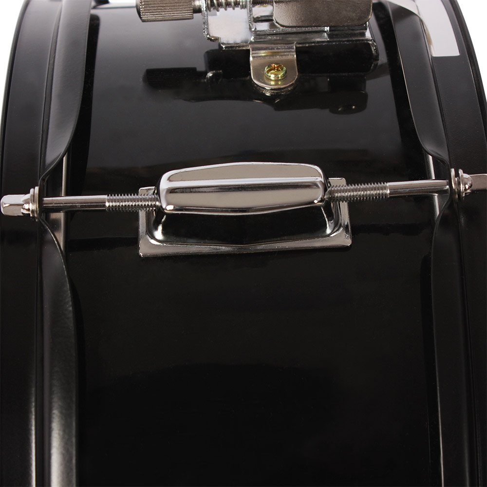 Professional Marching Snare Drum & Drum Stick & Strap & Wrench Kit Black (Marching Snare Drum)