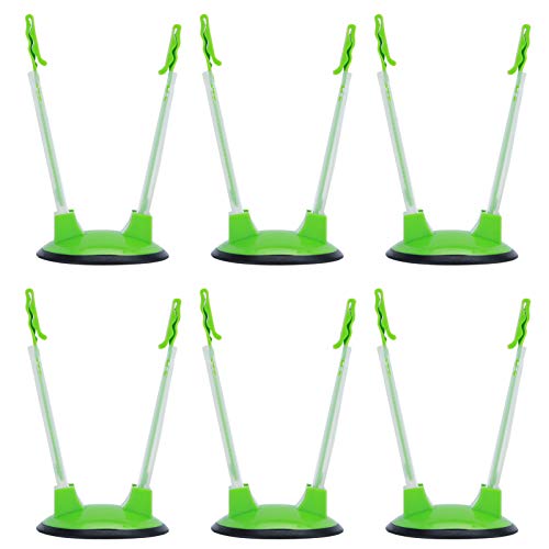 Food Bag Holder Stand, Kitchen Utensils, Food Bag Rack Clip, Bag Rack, 6Pcs for Kitchen Cabinet Drawer