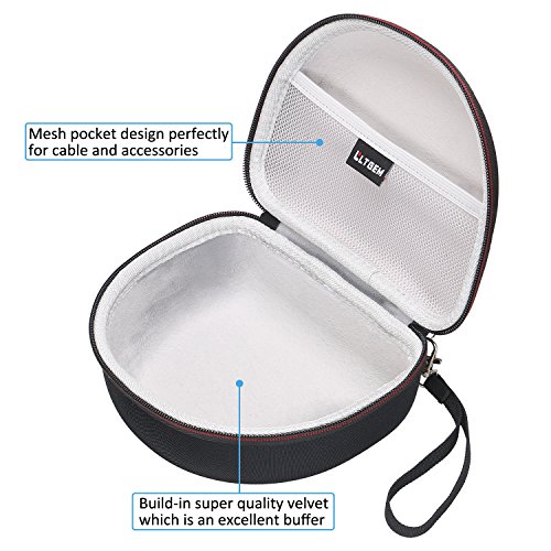 LTGEM Hard Headphones Case for Sony MDR7506 Professional Large Diaphragm Headphone - Travel Carrying Storage Bag