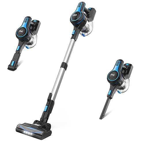 INSE Cordless Vacuum Cleaner, Powerful Lightweight Vacuum Cleaner,