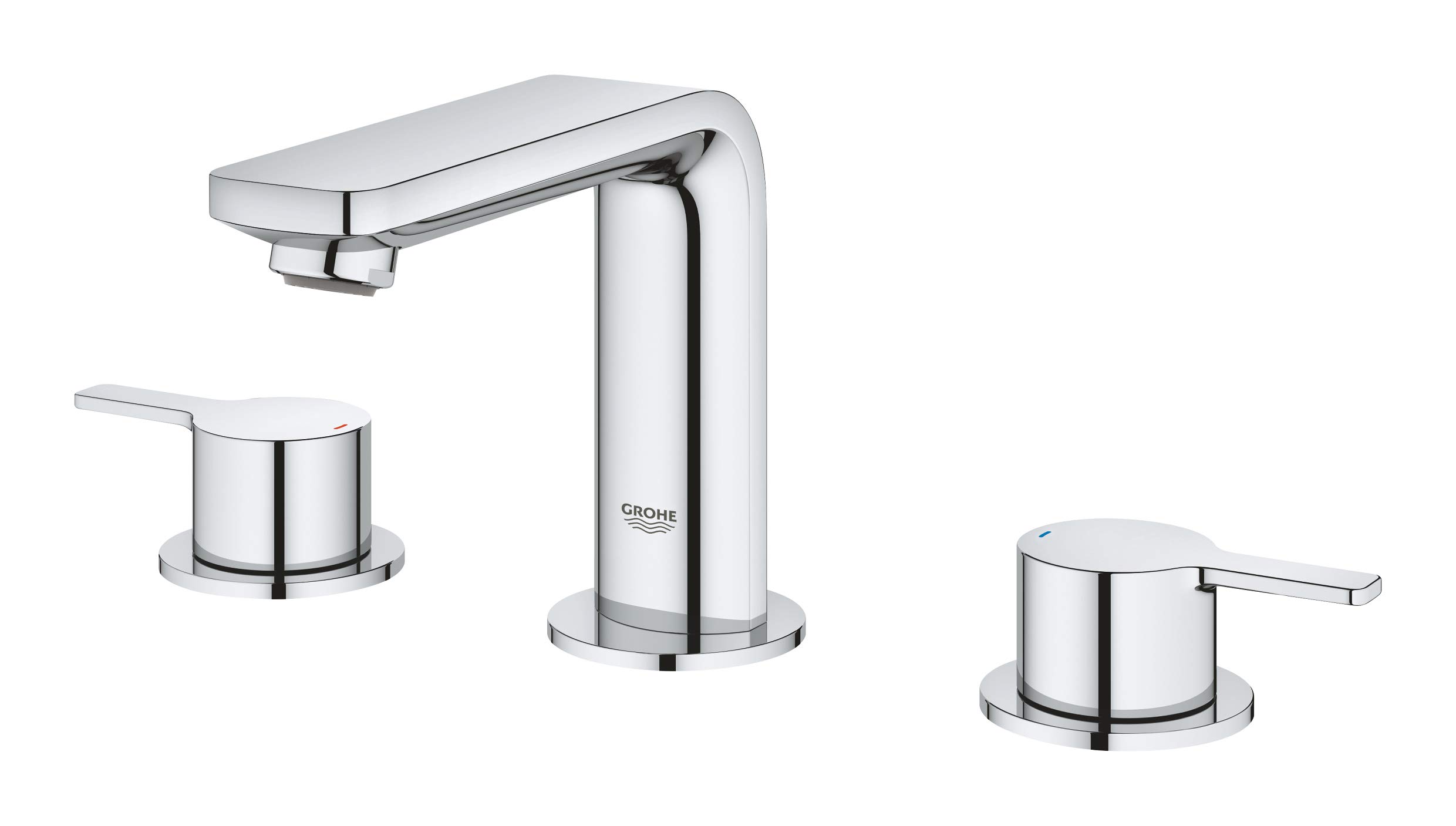 Grohe 2057800A Lineare 8" Widespread Two-Handle Bathroom Faucet in StarLight Chrome, Medium W