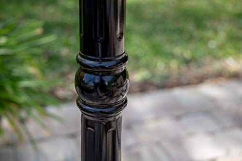 Kenroy Home 93434ORB Villa Lanterns, 2 Light Portable Post, Oil Rubbed Bronze