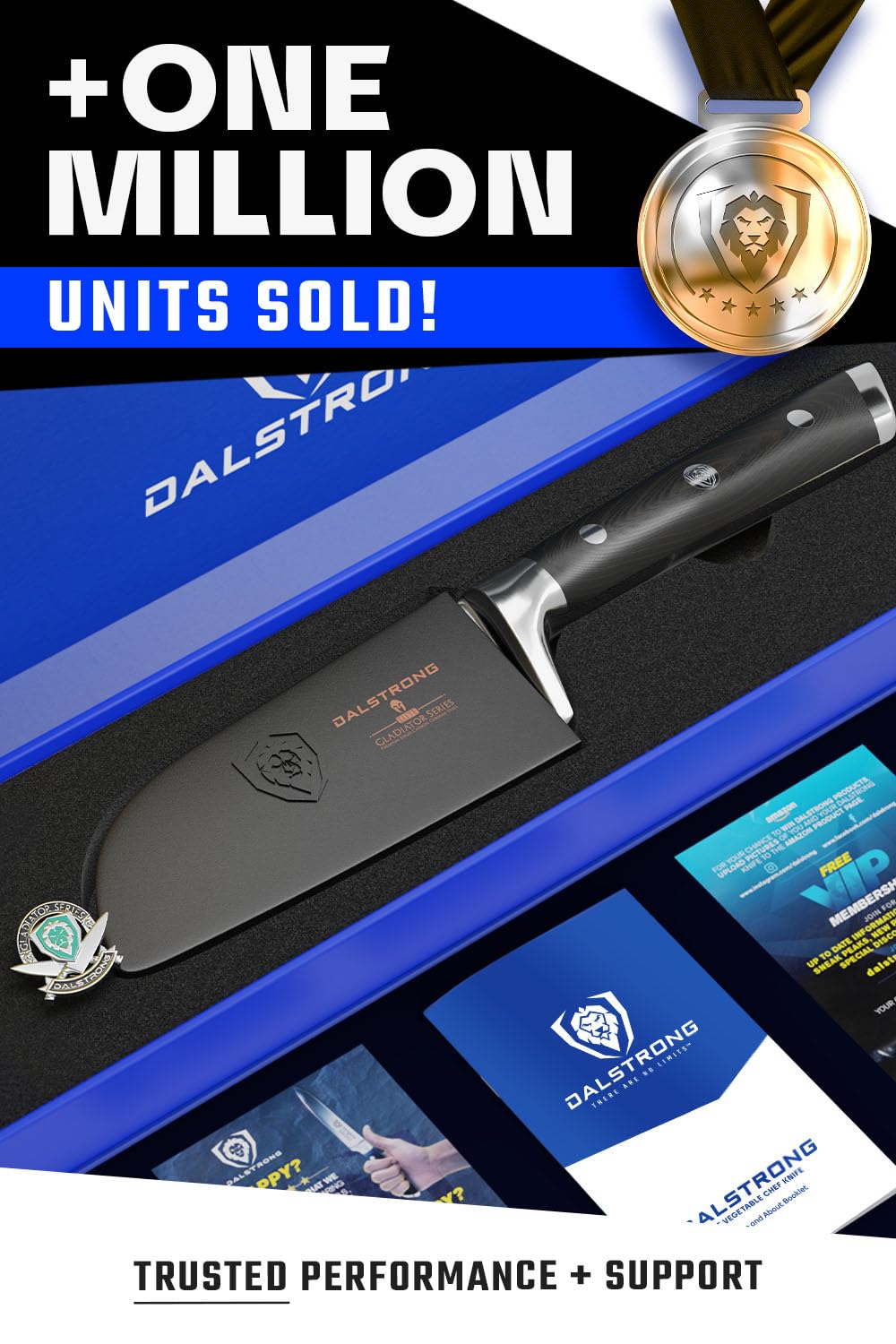 Dalstrong Santoku Knife - 5 inch - Gladiator Series Elite - Forged German High Carbon Steel - Black G10 Handle Kitchen Knife - Asian Vegetable Cooking Knife - Sheath Included - NSF Certified