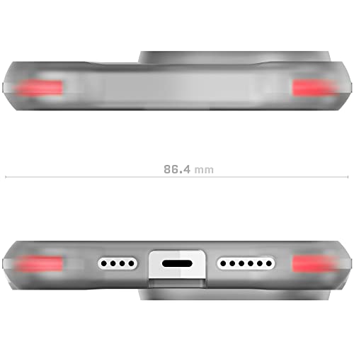Ghostek Covert iPhone 14 Pro Max Case Clear - Compatible with Apple MagSafe, Silicone Fusion, Slim Fit Shockproof Phone Cover (6.7 Inch, Clear)