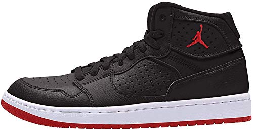 Nike Men's Basketball Shoes, Multicolour Black Gym Red White 001, 9 UK