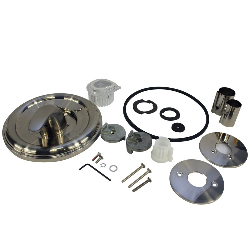 Danco (10002) Universal Moen Trim Kit for Single-Handle Shower Valves, Compatible for Moentrol Series, Brushed Nickel