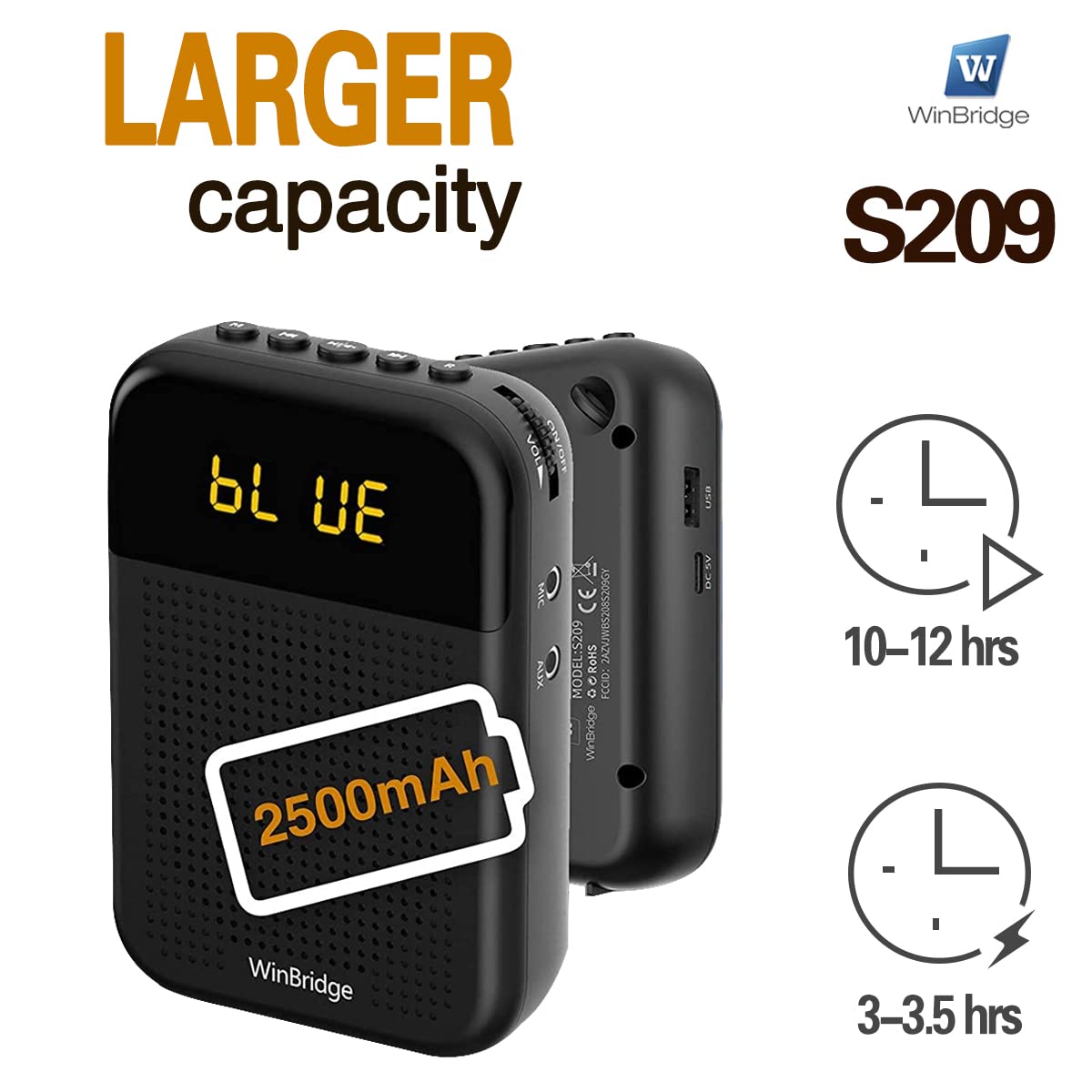 Buy S209 Voice Amplifier Get Carry Case Free