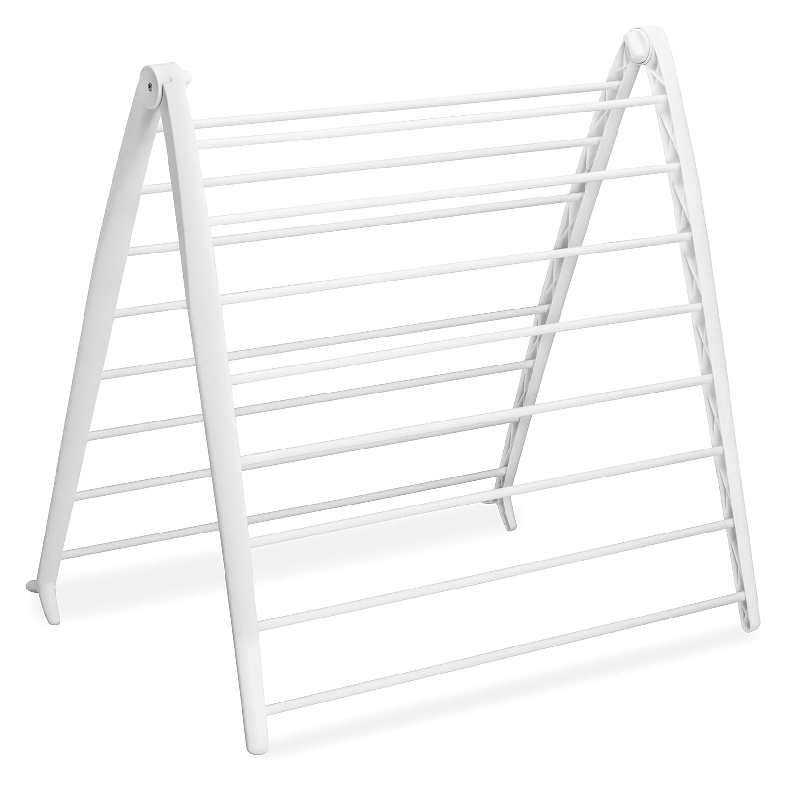 Clothes Drying Rack Foldable,Drying Rack Clothing,Laundry Drying Rack,Pool Towel Rack Outdoor Space-Saving for Bathroom Balcony White