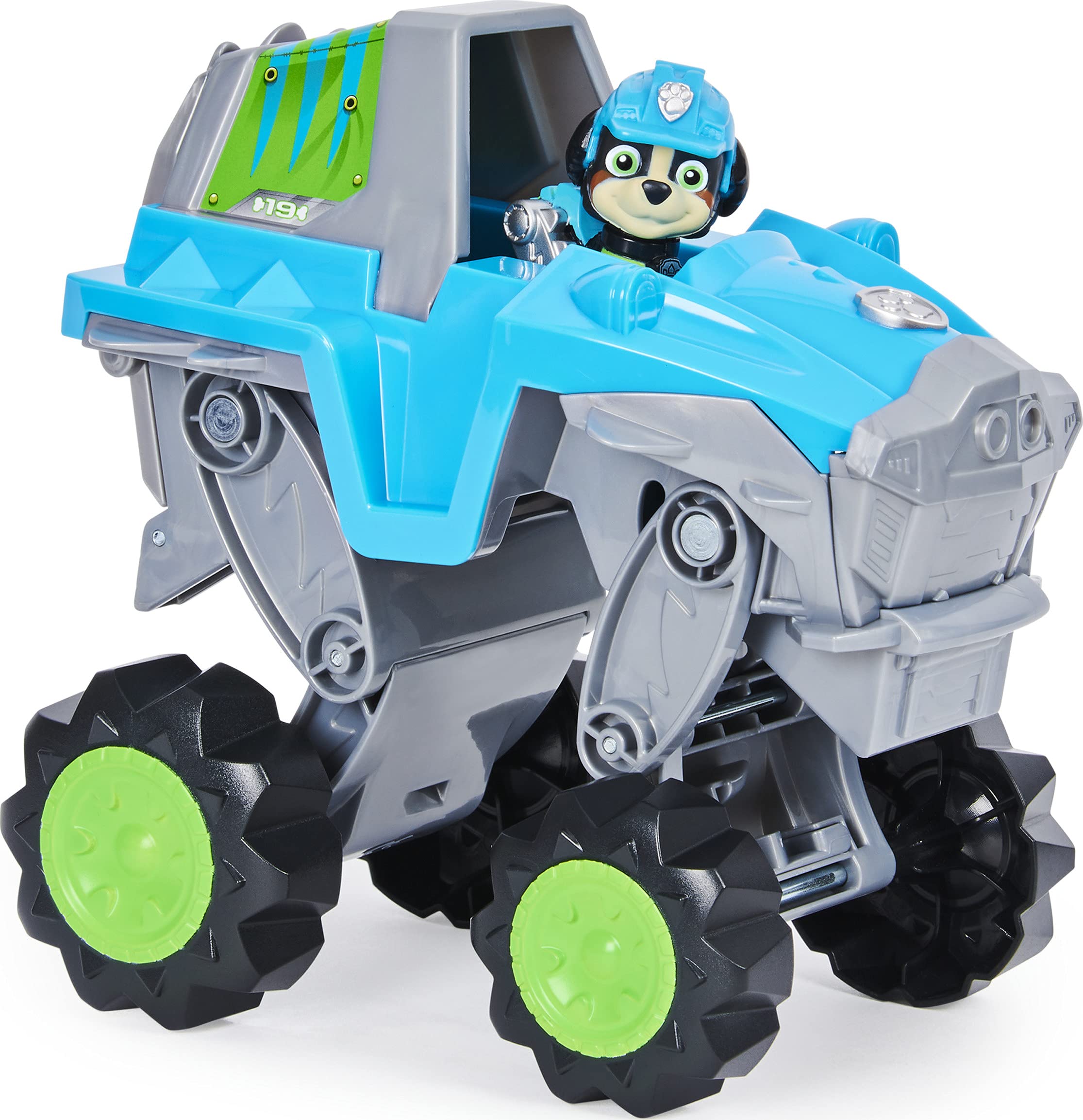 Paw Patrol, Dino Rescue Rex’s Transforming Vehicle with Mystery Dinosaur Figure