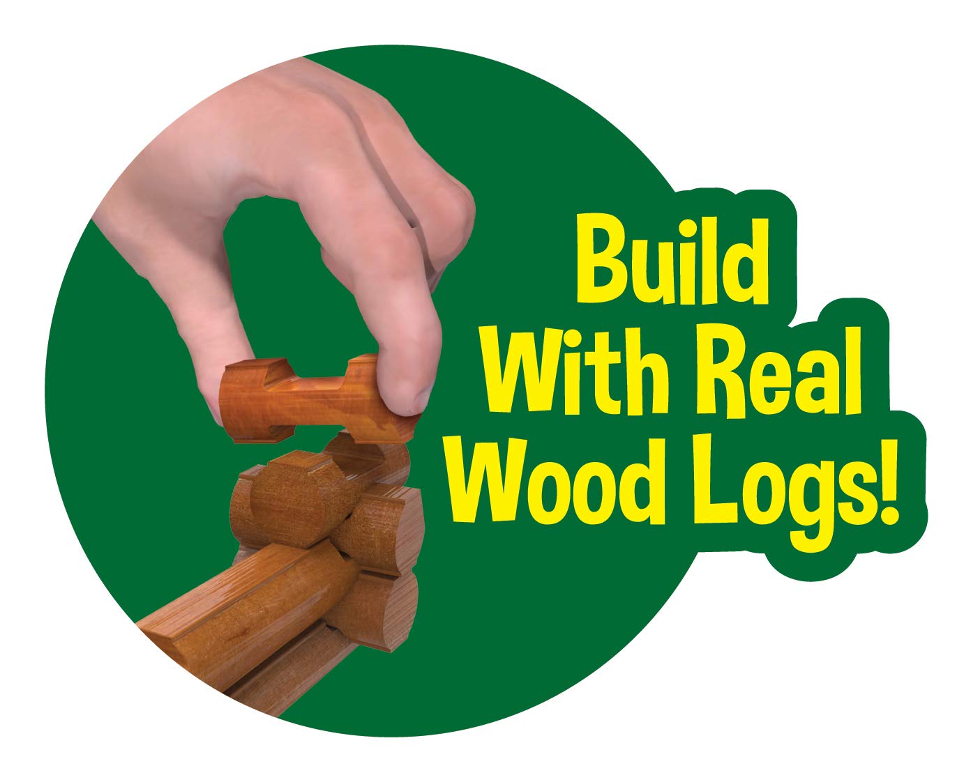 LINCOLN LOGS β Classic Farmhouse, 268 Pieces, Real Wood Logs - Ages 3+ - Best Retro Building Gift Set for Boys/Girls - Creative Construction Engineering - Preschool Education Toy