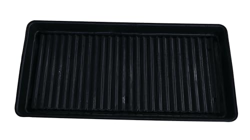 Eagle 1677BLK Containment Utility Tray, 36" Length x 18" Width x 2" Height, Black