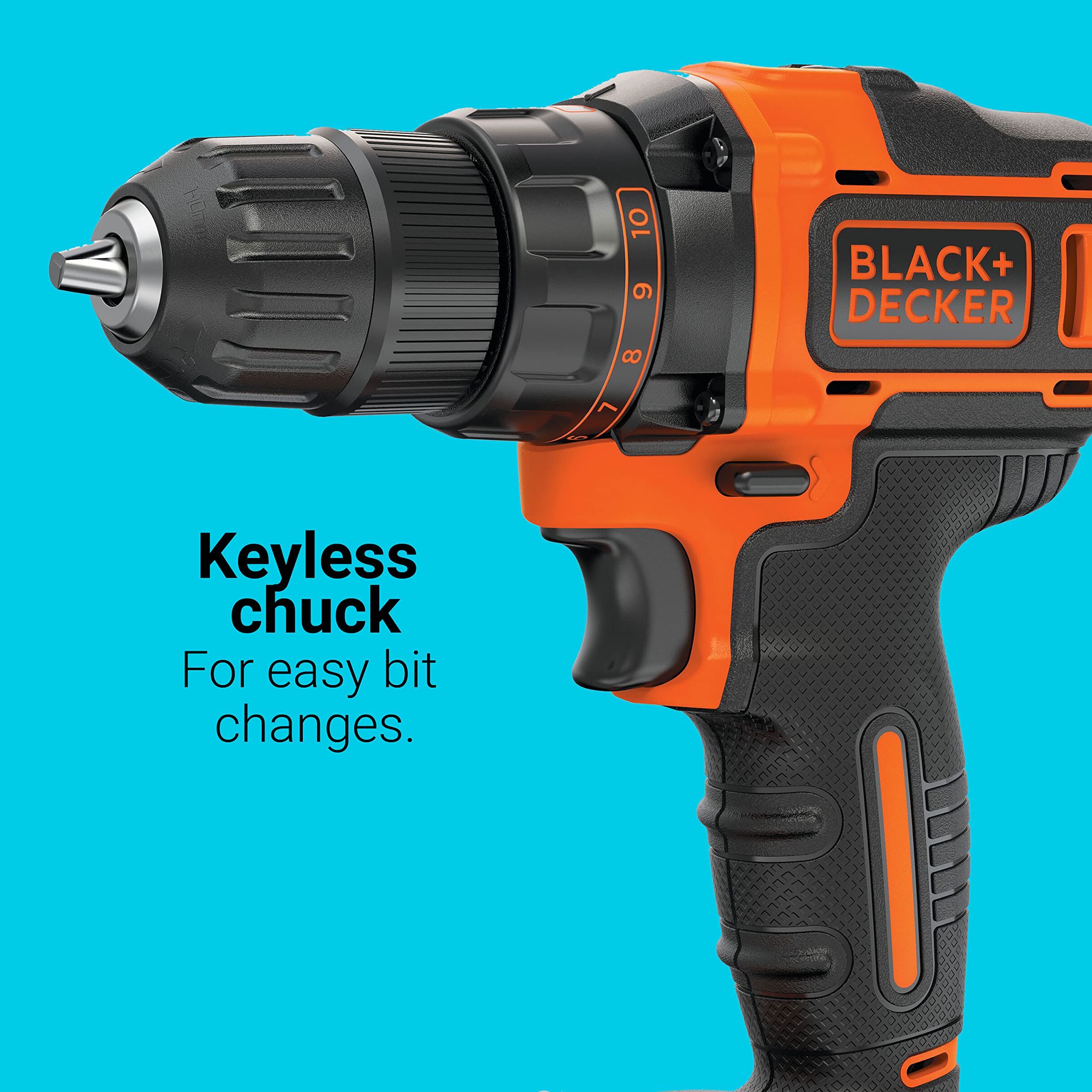 BLACK+DECKER 20V MAX* POWERCONNECT 3/8 in. Cordless Drill/Driver Kit (BDCDD220C)