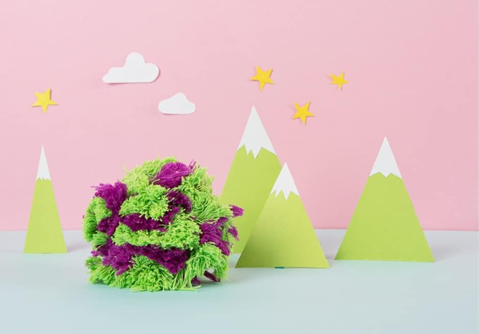 Edlike Seaweed Dog Ball Toy Fluffy Natural Cotton Bog Ball Grinding Teeth Dog Toy Durable Chewer Toys for Large Medium Breed Dogs