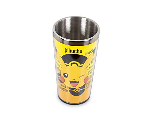 Pokemon Pikachu Travel Mug With Stainless Steel Lid, 16 Ounces