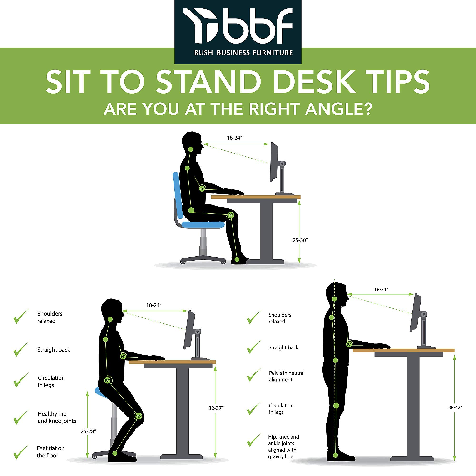 Bush Business Furniture Move 40 Series Height Adjustable Desk, 72W x 30D, Natural Maple