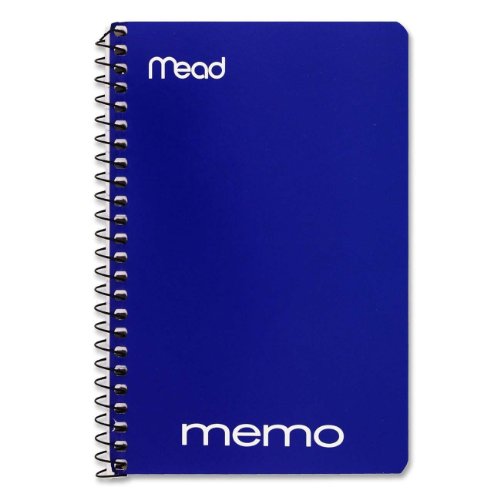 Wire-Bound Memo Book, 4 x 6-In., 40-Ct.