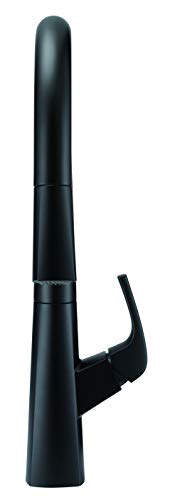 DANZE D454418BS Kitchen Faucet, Satin Black