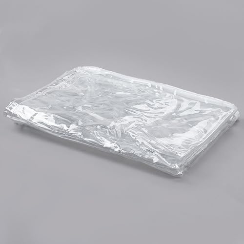 Soro Essentials- Durable Clear Plastic Cover for 20 Tier Commercial Kitchen Bun Pan Sheet Rack β 28β x 23β x 61β Heavy Duty Plastic Sheet Pan Rack Cover with Zippers