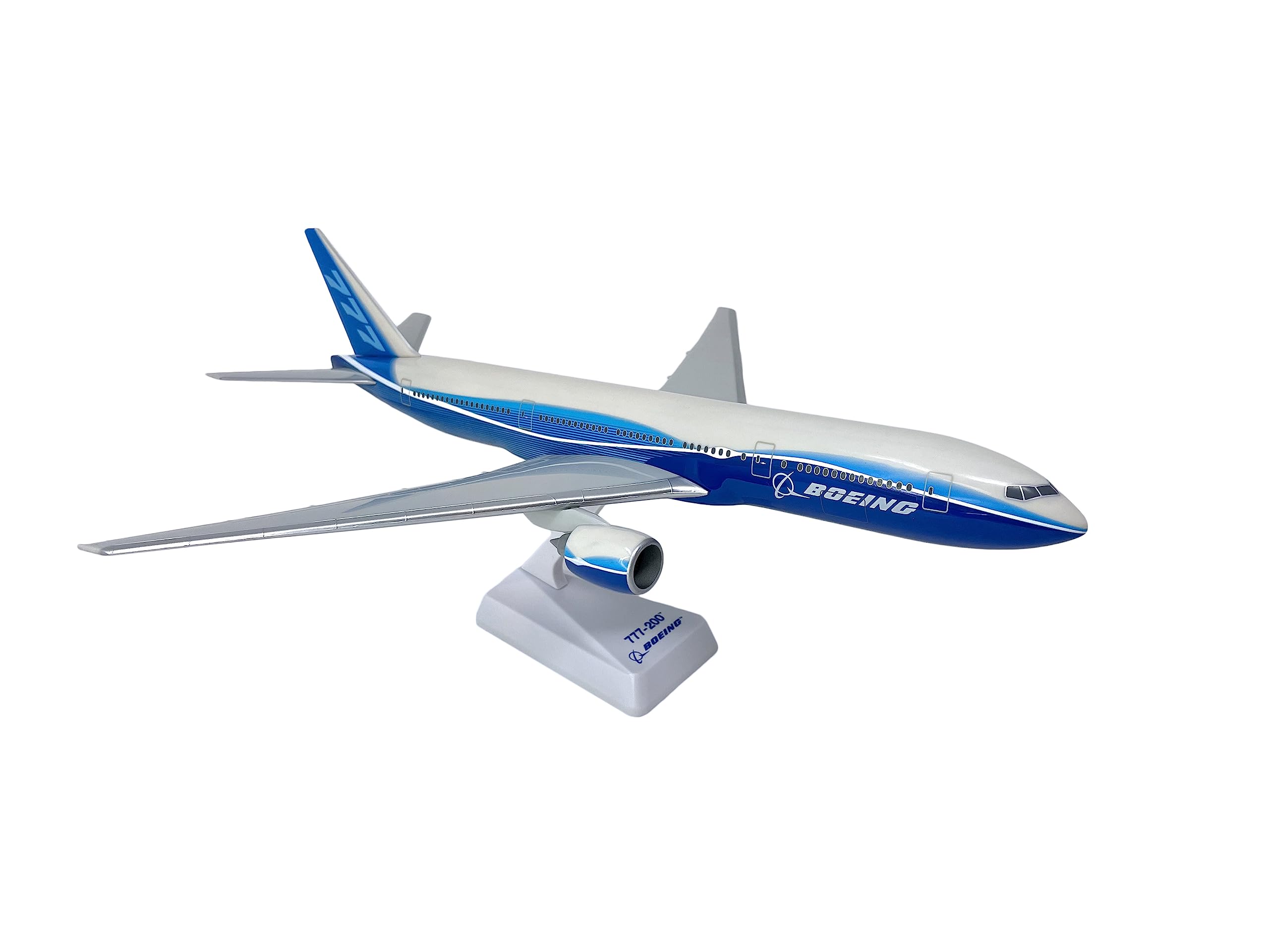 Flight Miniatures Boeing Demo (04-Cur) 777-200 1:200 Scale - Plastic Snap-Fit Model Airplane - Collectible Replica of Boeing Aircraft Part #ABO-77720H-029
