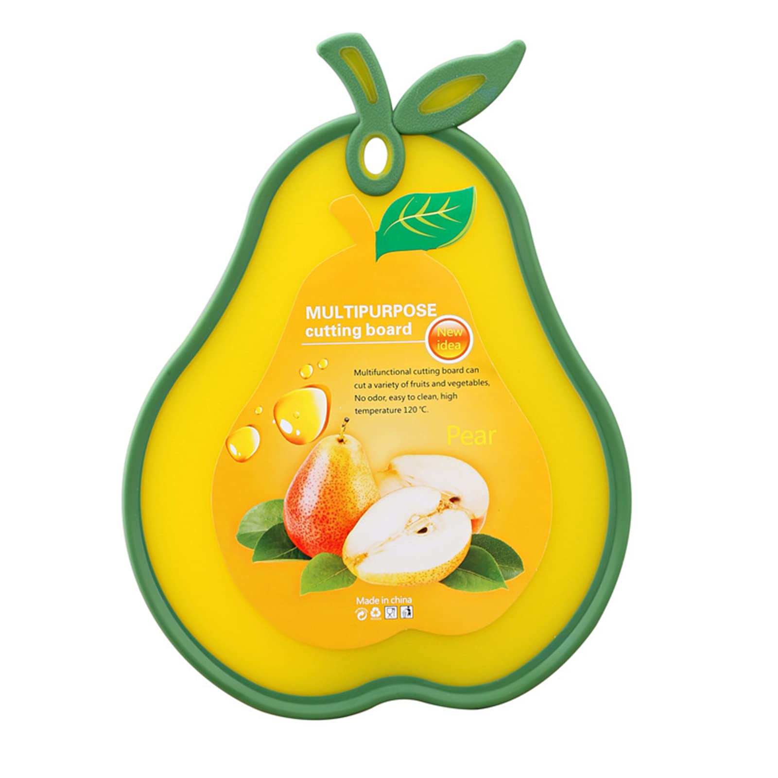 Chopping Board,Fruit Shape Food Cutting Board,Cut Fruit Vegetables Chopping Boards for Kitchen Pear