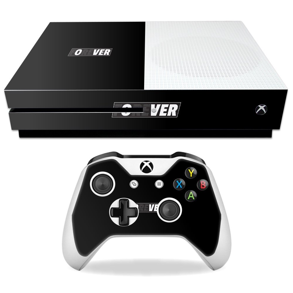 MightySkins Skin Compatible with Microsoft Xbox One S - Forever | Protective, Durable, and Unique Vinyl Decal wrap Cover | Easy to Apply, Remove, and Change Styles | Made in The USA