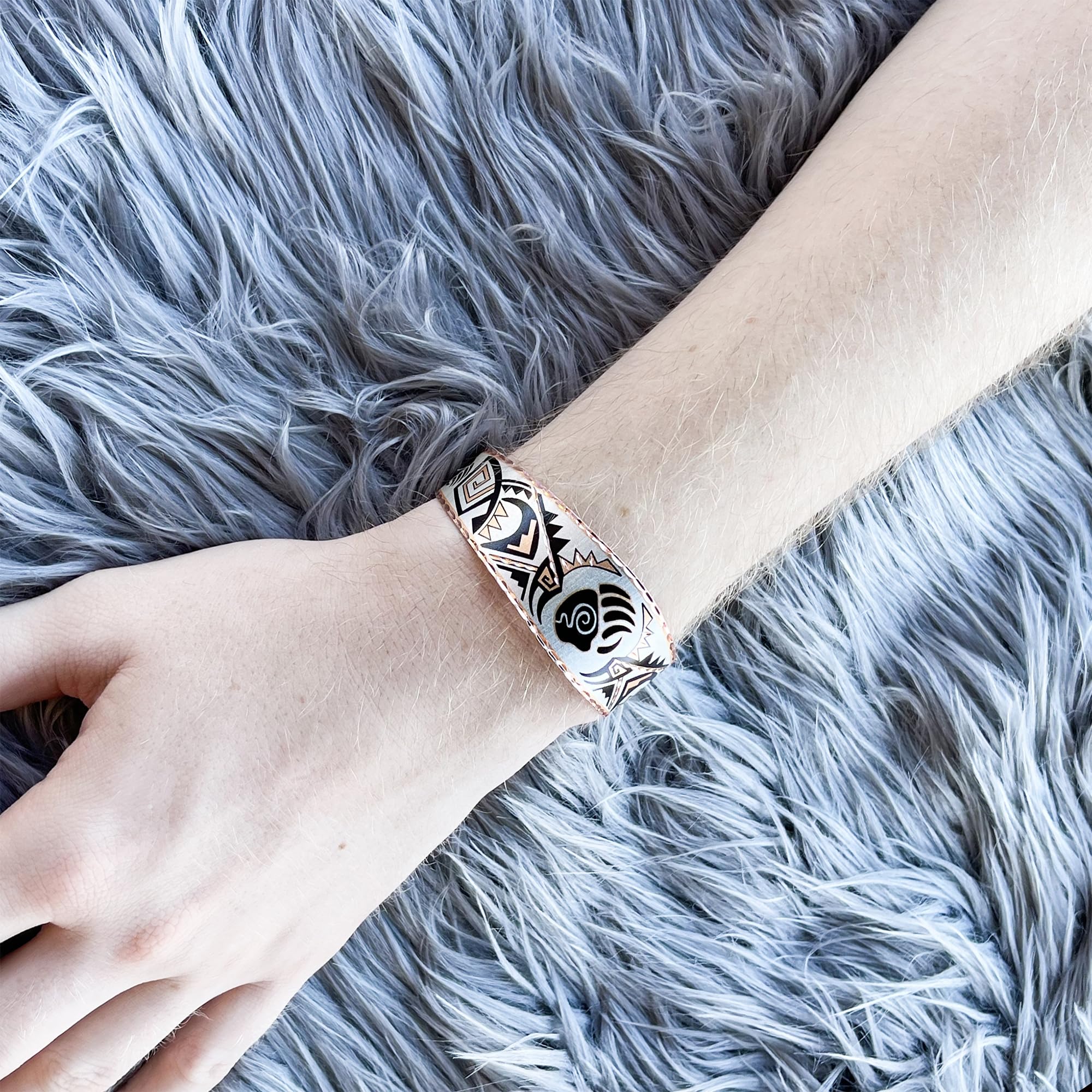 Bear Claw Bracelets Feature Native American Bear Paw Jewelry, Adjustable Bear Cuff Bracelets Native American Copper Bracelets, Bear Claw Jewelry