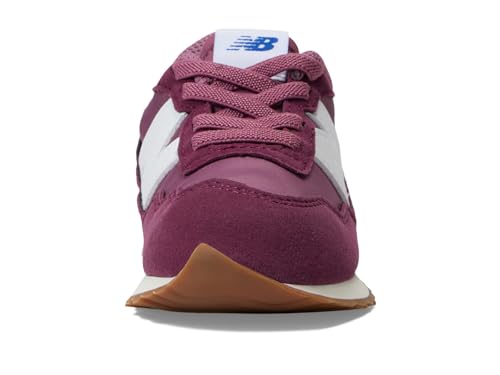 New Balance Kids 237 Bungee Sneaker, DARK EMBER/RAISIN, 6 M Toddler (1-4 Years)