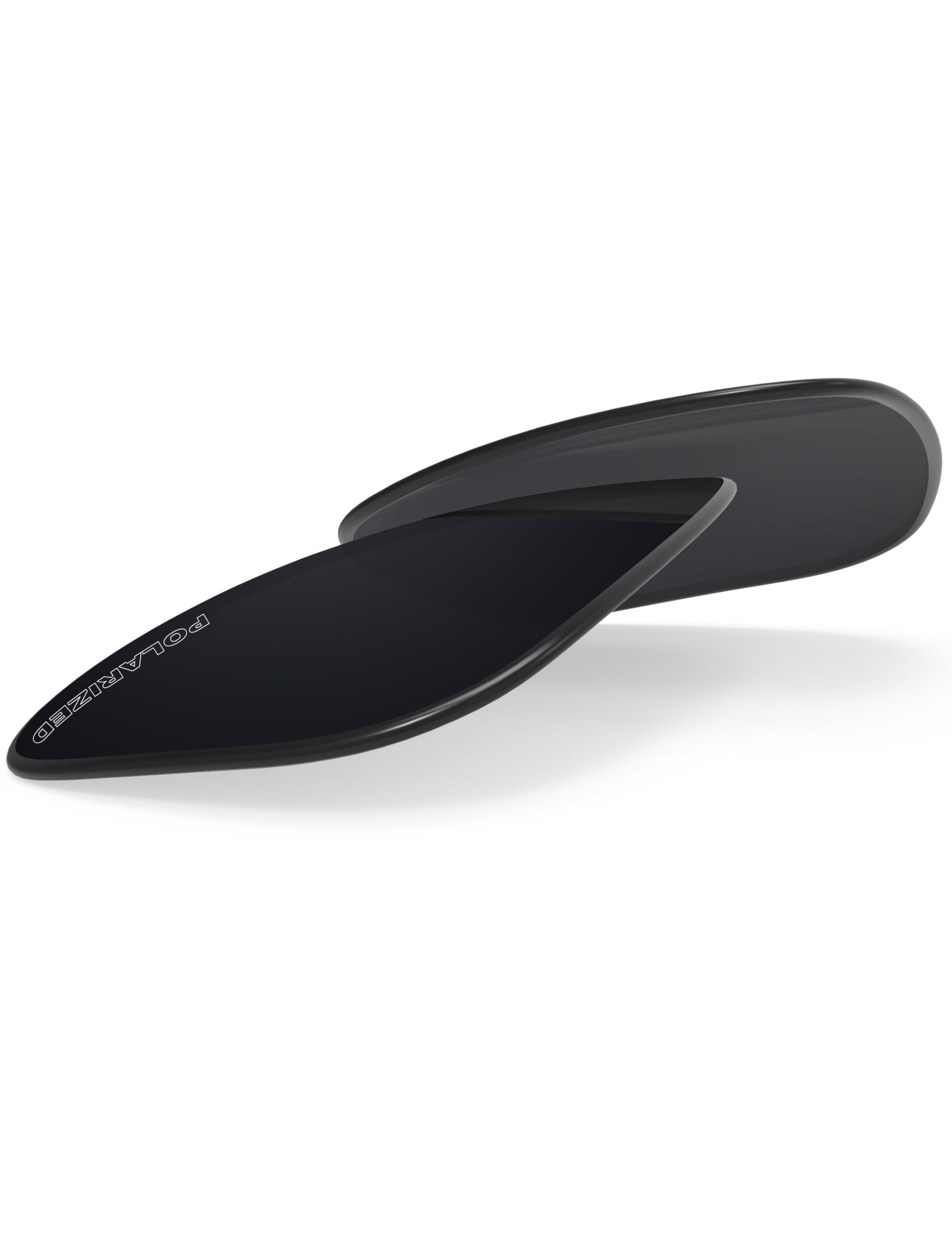 BLAZERBUCK Anti-salt Polarized Replacement Lenses for Oakley Sliver XL OO9341 - Black