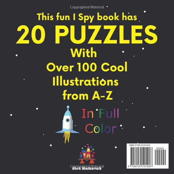 I Spy Outer Space: A Fun Guessing Game Picture Book for Kids Ages 2-5, Toddlers and Kindergartners ( Picture Puzzle Book for Kids ) (I Spy Books for Kids)
