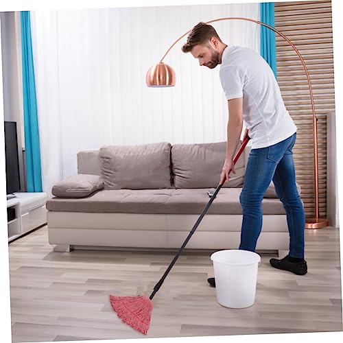 KALLORY 1pc Replacement Mop Pads Industrial Mop Thin Headband Sponge Mops Floor Mops Microfiber Spray Mop Practical Mop Cloth Mop Cloth Replacement Cleaning Mop Cloth Mop Head Red Supplies