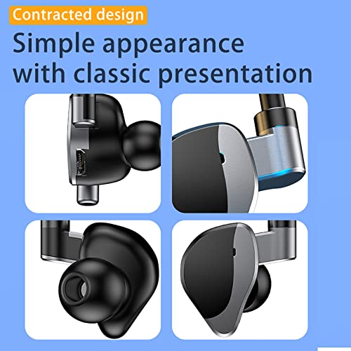 Ipx5 Waterproof Single Touch-Control Wireless Bluetooth 5.2 TWS-Headphones, Wireless Car Driving Headset , Phone Calls and Control Music Play by One Button, Compatable with iOS Android Phones
