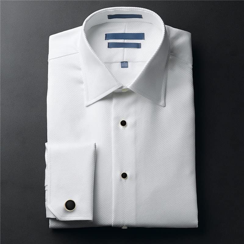 CCBUY Wedding Cufflinks Tuxedo Studs Set for Men Accessories 1Pair and 6 Pieces Husband's Shirt Gift