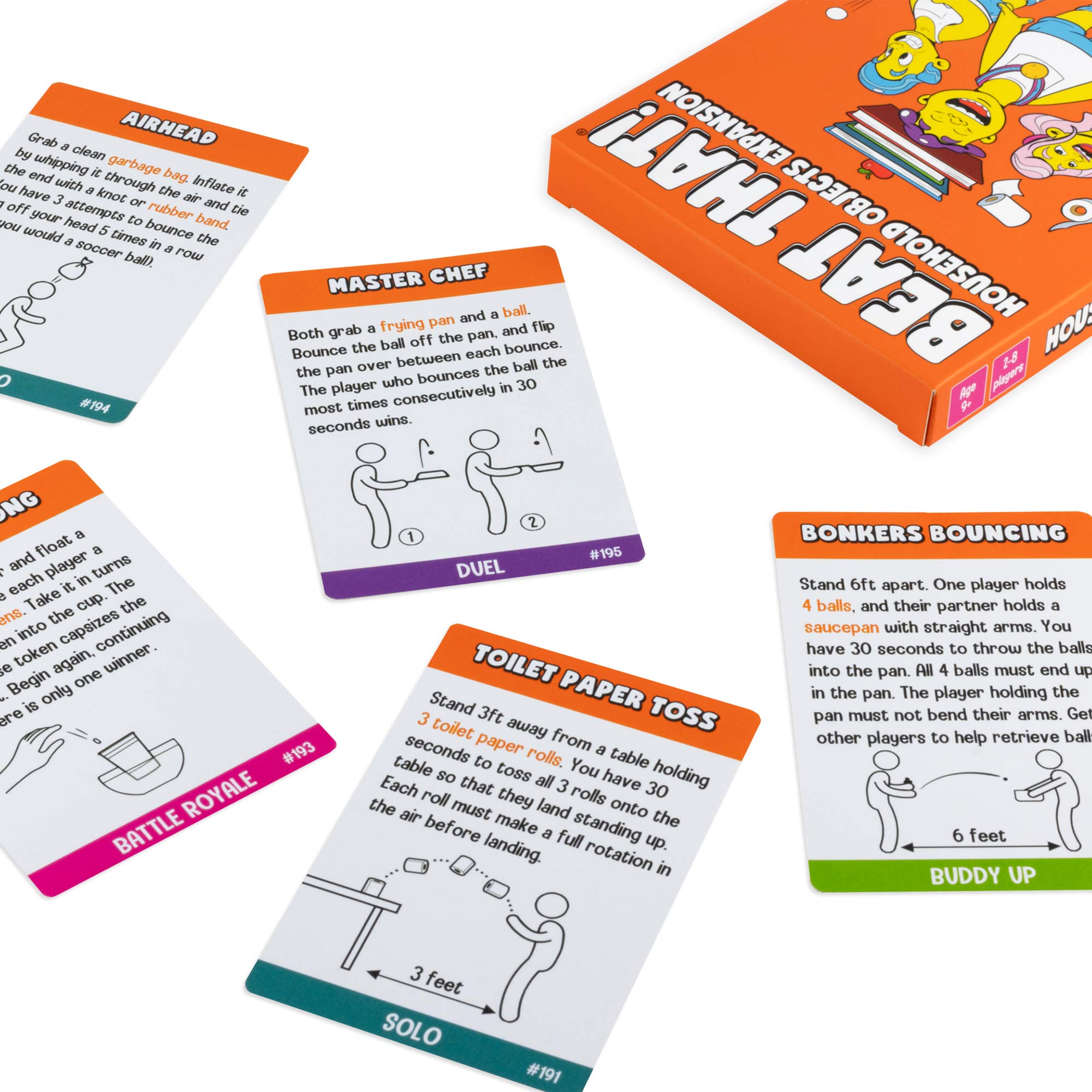 Gutter Games Beat That! Game Household Objects Expansion [Family Party Game for Kids & Adults]