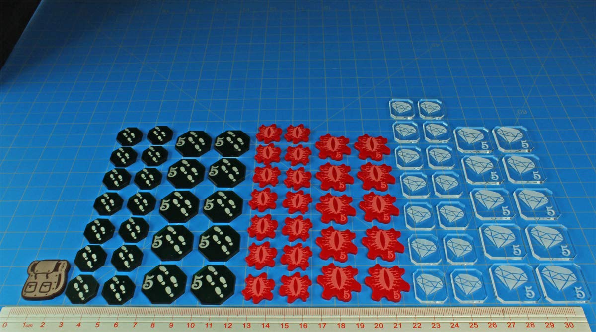 LITKO Token Upgrade Set Compatible with The Lord of The Rings: The Card Game, Multi-Color (73)