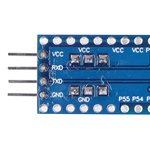 Core Boards Module, STC15W408AS Chip Easy Installation High Speed Development Board 5.5V-2.4V 6 Channel VCC GND for DIY