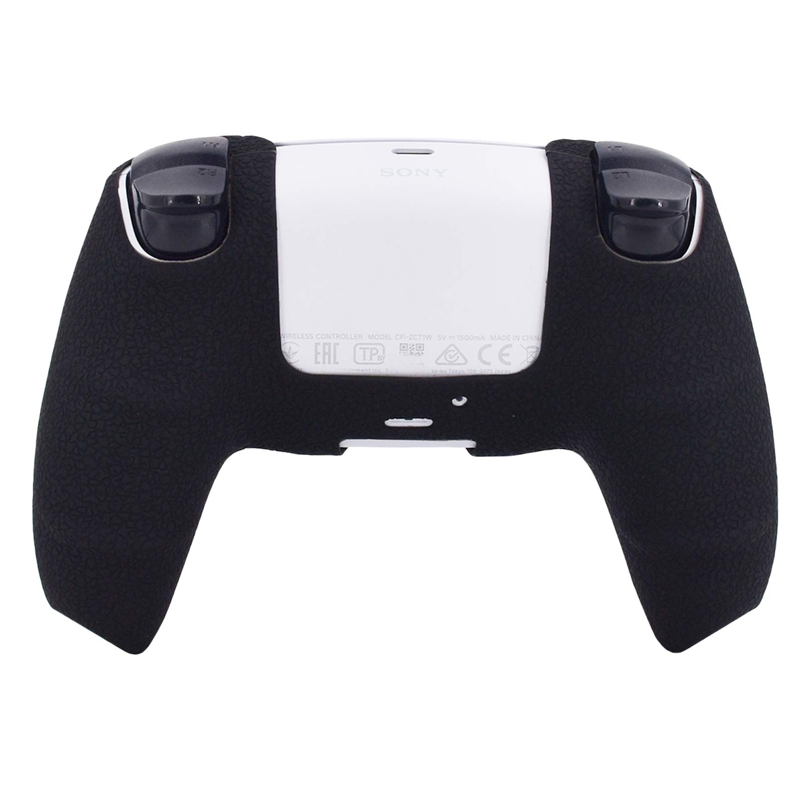 PS5 Controller Cover,Hikfly Silicone Skin for Sony PlayStation5 Controller Grip Skin Protector Faceplates Kits Video Games(1x CamoBlue Cover with 4 x Thumb Grips Caps)
