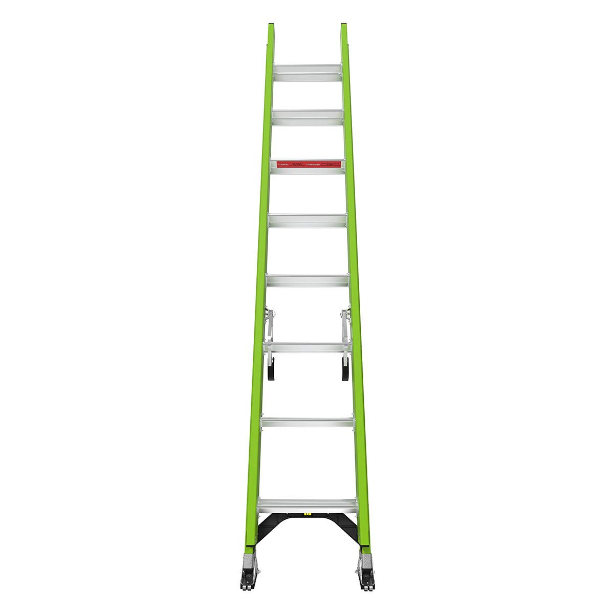 Little Giant Ladders, HyperLite, 16', Extension Ladder, Fiberglass, Type 1A, 300 lbs rated (18716), Green