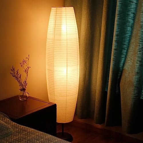 European Style Vertical Lampshade Floor Lamp Living Room Bedroom Creative Cross-border Warm LED Lighting Decoration