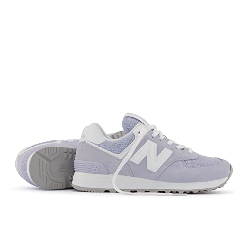 New Balance Women's 574 V2 Essentials Sneaker, Violet Haze/White, 11