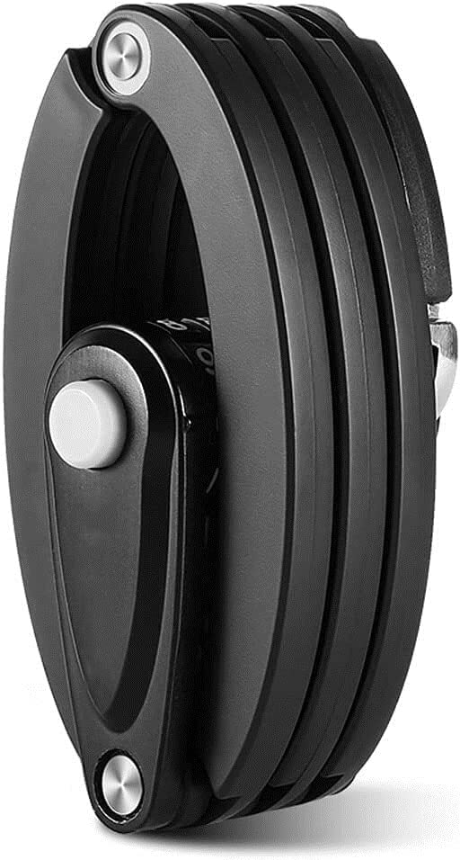 Bike Lock Foldable Bike Lock Anti-Theft Road Bicycle Password Lock Scooter E-Bike Chain Lock Cycling Accessories