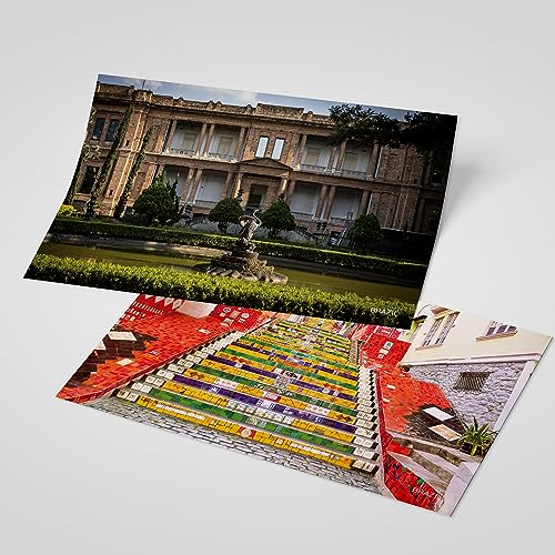 Dear Mapper Brazil City Landscape Postcards Pack 20pc/Set Postcards From Around The World Greeting Cards for Business World Travel Postcard for Mailing Decor Gift