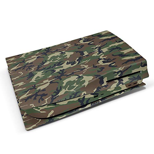 PS5 Disk Console Camo Skin Decal Vinal Sticker + 2 Controller Skins Set