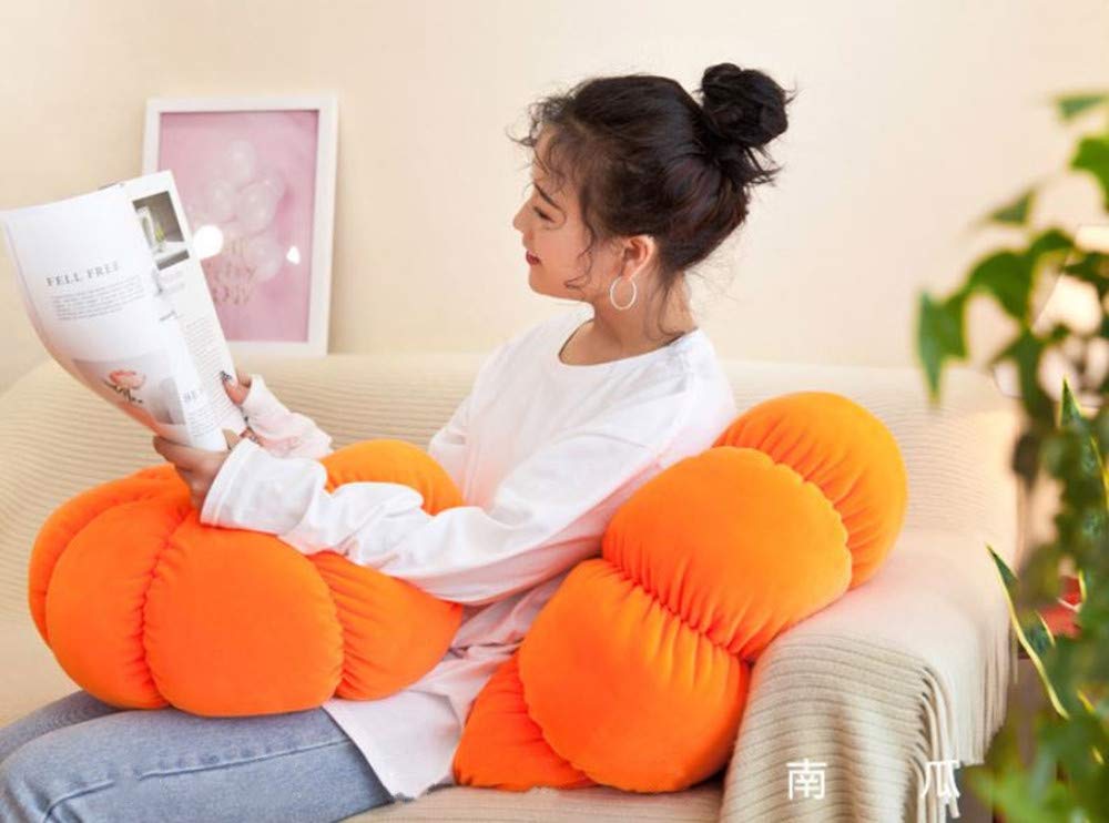 GracesDawn Plush Soft Pumpkin Plush Pillow Pumpkin Decoration Sofa Pillow Soft Pumpkin Gift. Plush Toy, Children’s Gift Orange (40cm[15.7] inch)