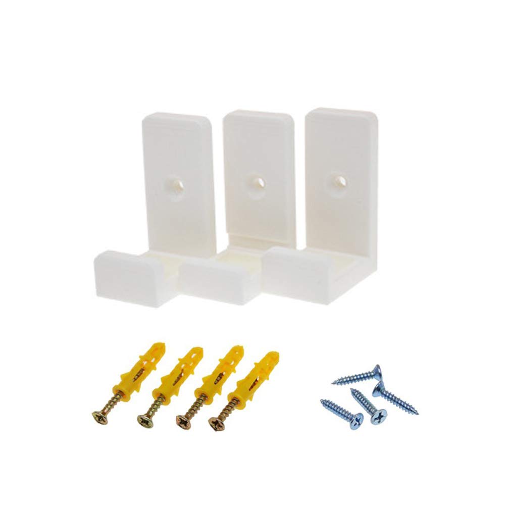 New Game Storage Set Bracket Wall Mount Console Stand Controller Holder Host Rack(1 set-For PS4(old models),white)