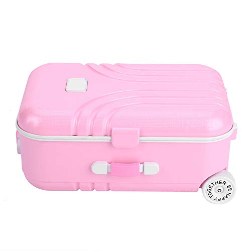 Hztyyier Doll Suitcase, Doll Travel Play Set, Doll Accessories Travel Suitcase Playset Mini Luggage Box Rolling Suitcase for Doll()