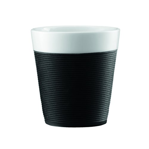 Bistro Mug, Black, 1 Count (Pack of 1)