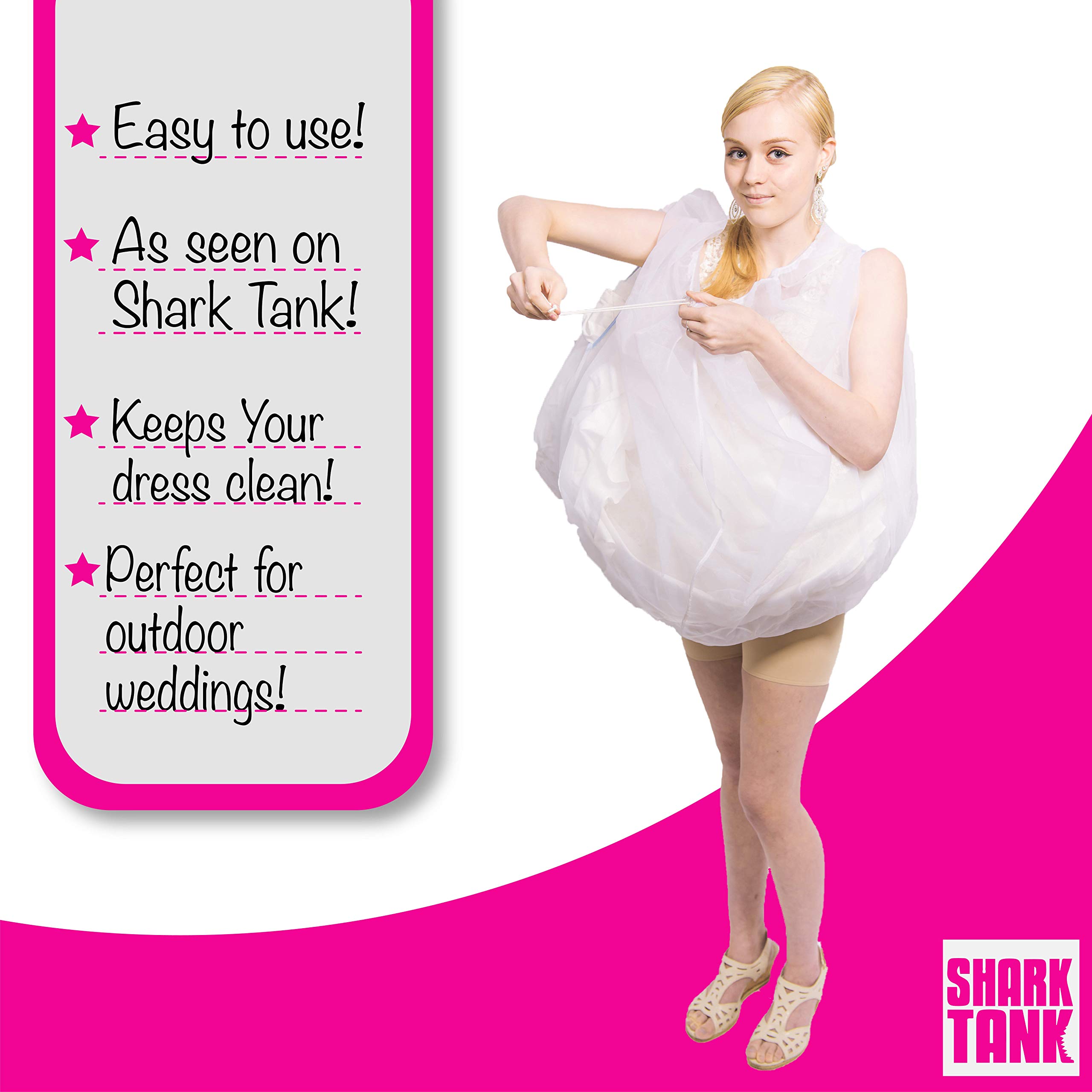 Bridal Buddy Wedding Dress Slip Drawstring Underskirt Accessory β As Seen on Shark Tank