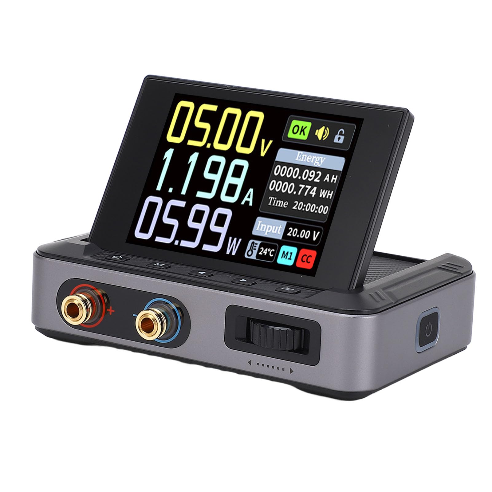 DPS-150 DC Power Supply Variable, 30V 5A Adjustable DC CNC Power Supply, PC Programmable Switching Power Supply with 2.8 Inch HD IPS Color Screen, Support PD and QC Fast Charging