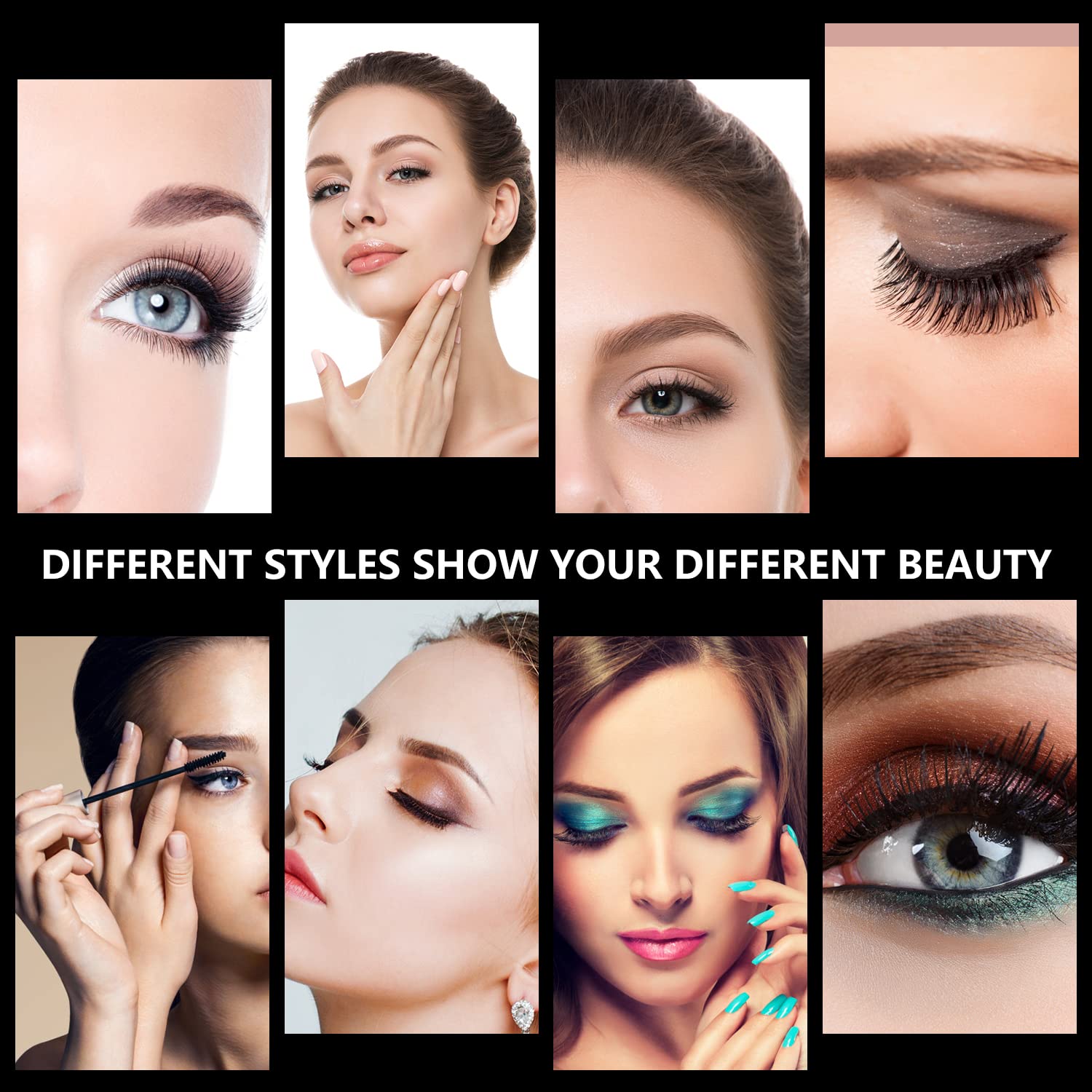 BILEYCHA Upgrade 3D Natural Magnetic Eyelashes,Lightweight Magnetic Eyeliner and Eyelashes Kit, 2 Waterproof Magnetic Eyeliners- No Glue Needed